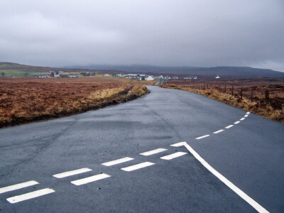 Photo 6x4 B884 towards Lonmore Heribost Looking north east towards ...