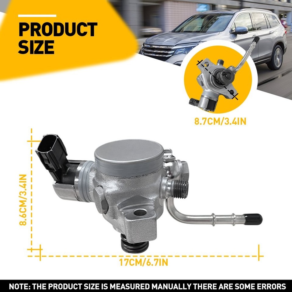 NEW High Pressure Fuel Pump For Honda Odyssey Pilot Acura MDX RLX TLX 3 ...