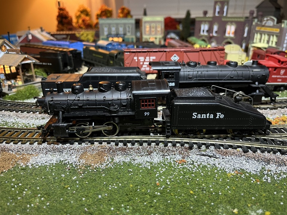 HO Scale Mantua Tyco Santa Fe 0-4-0 #99 Switcher Steam Locomotive ...