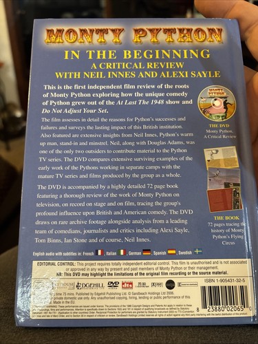 Excellent Clean DVD and Book Set Monty Python In The Beginning ...