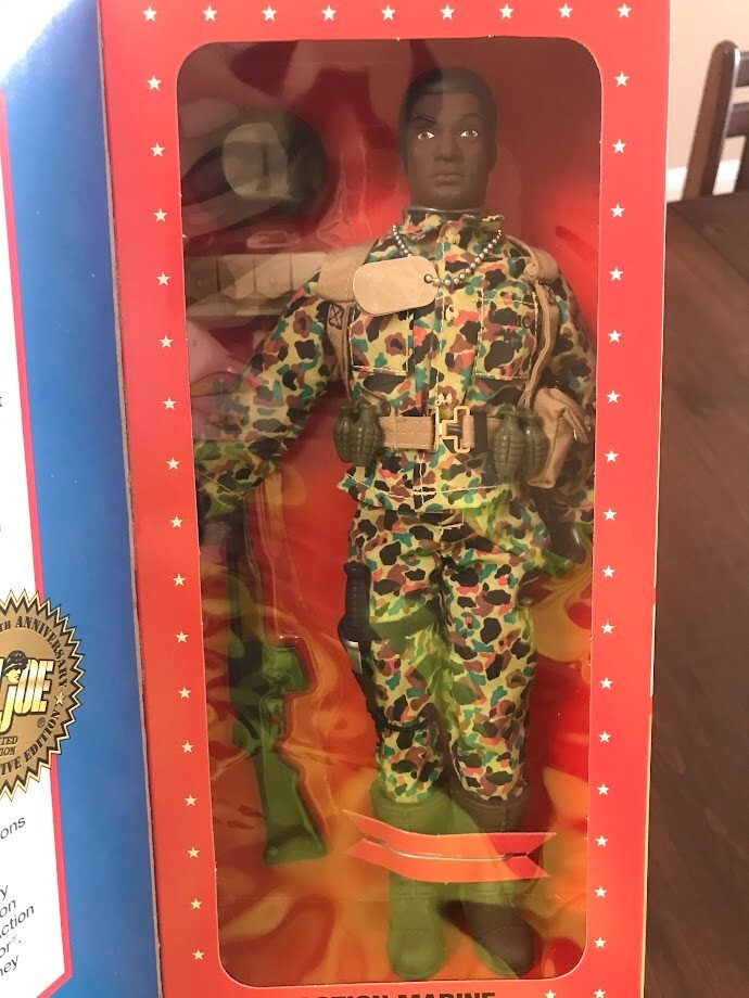 1996 GI Joe Action Marine 50th Anniversary Limited Edition Figure! No ...