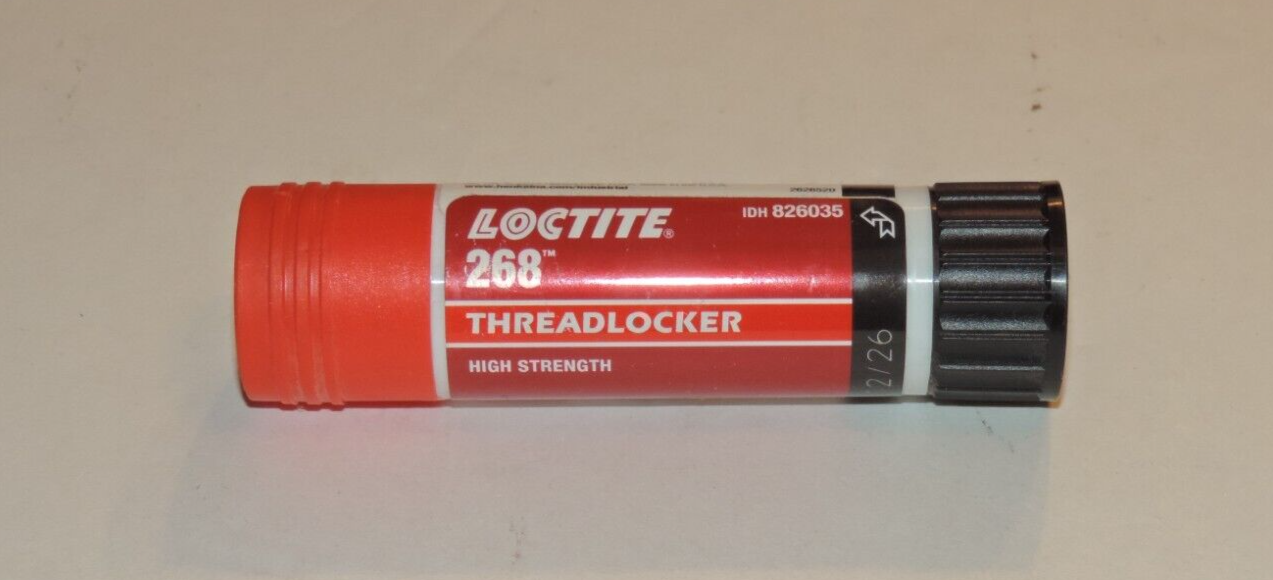 LOCTITE 268 STICK RED THREADLOCKER HIGH STRENGTH .67 OZ EXP 06/26 | eBay