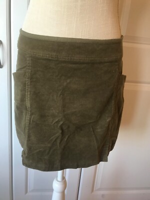 New Kuhl Women’s Corduroy Olive Green Mini Skirt Size 4 | eBay