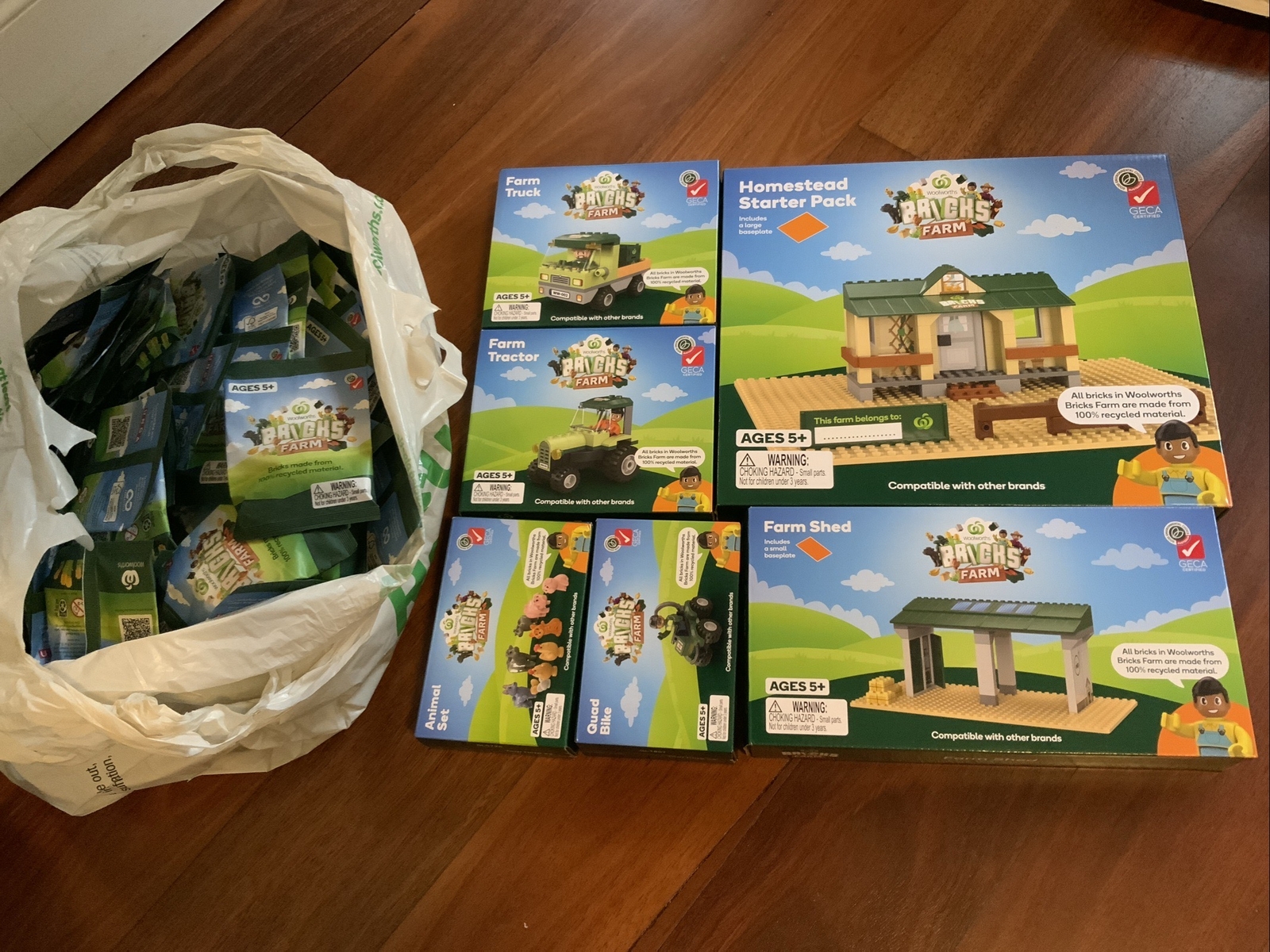 Woolworths Bricks Complete Farm Set (2nd Series) | eBay