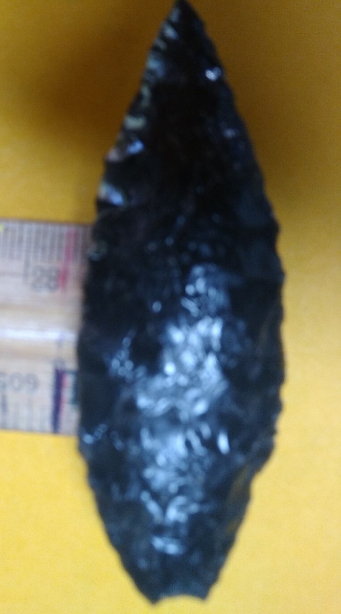 Authentic Obsidian Arrowheads