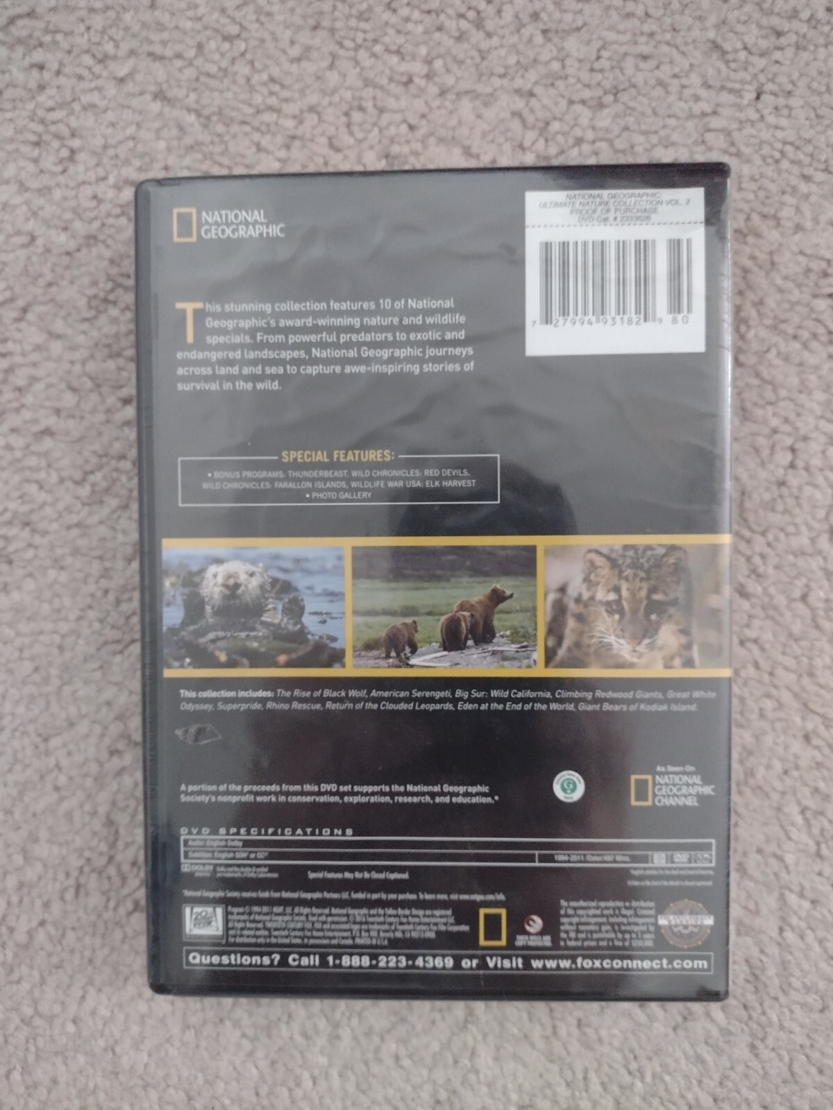 National Geographic: Ultimate Nature Collection, Vol. 2 (DVD, 2012, 10 ...