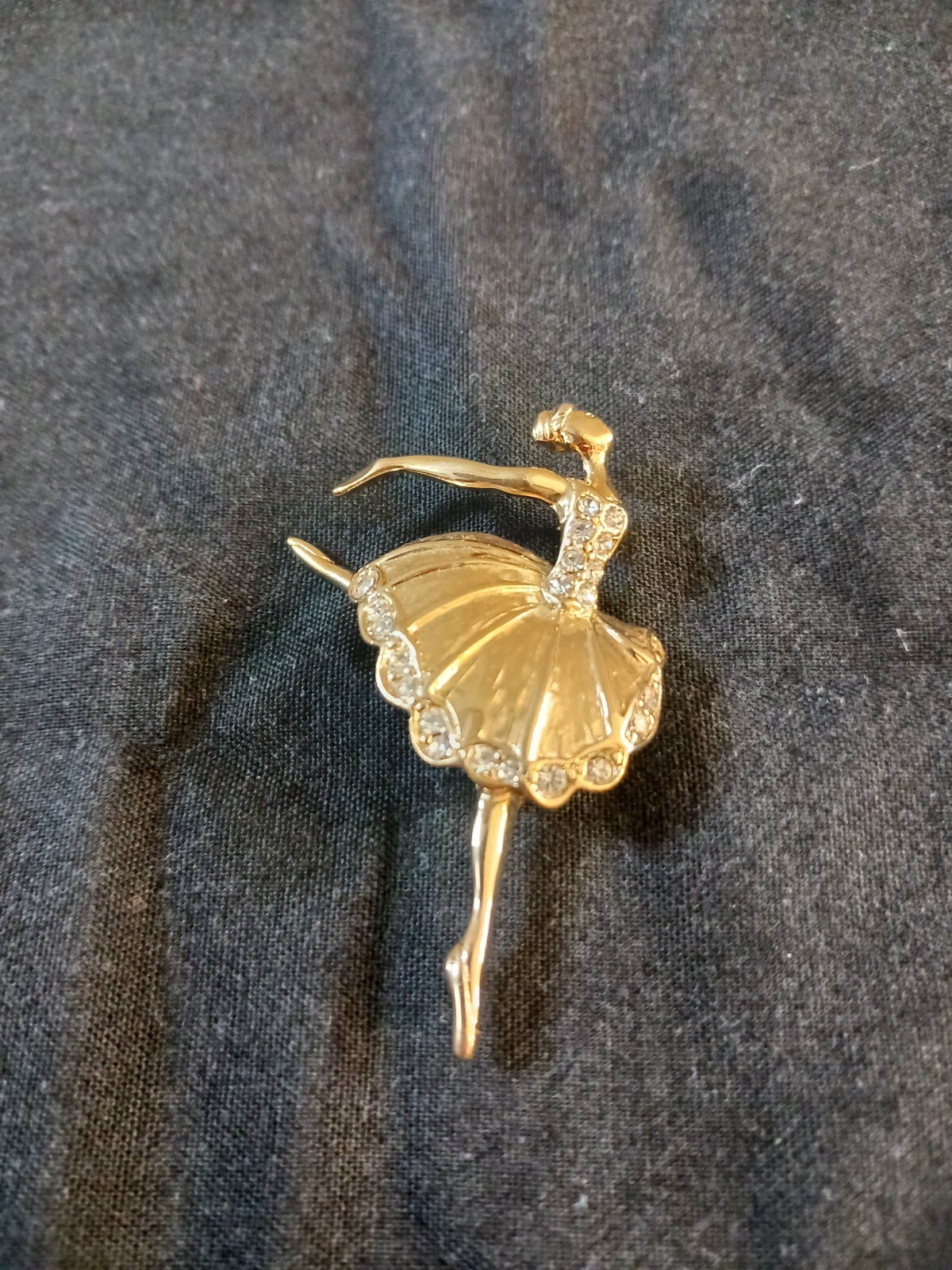 Vintage Trifari Swarovski Ballerina Pin/Brooch Very R… - Gem
