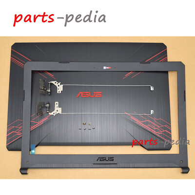 New for ASUS TUF Gaming FX504 FX80 15.6" LCD Back Cover Red+Bezel+Hinge ...