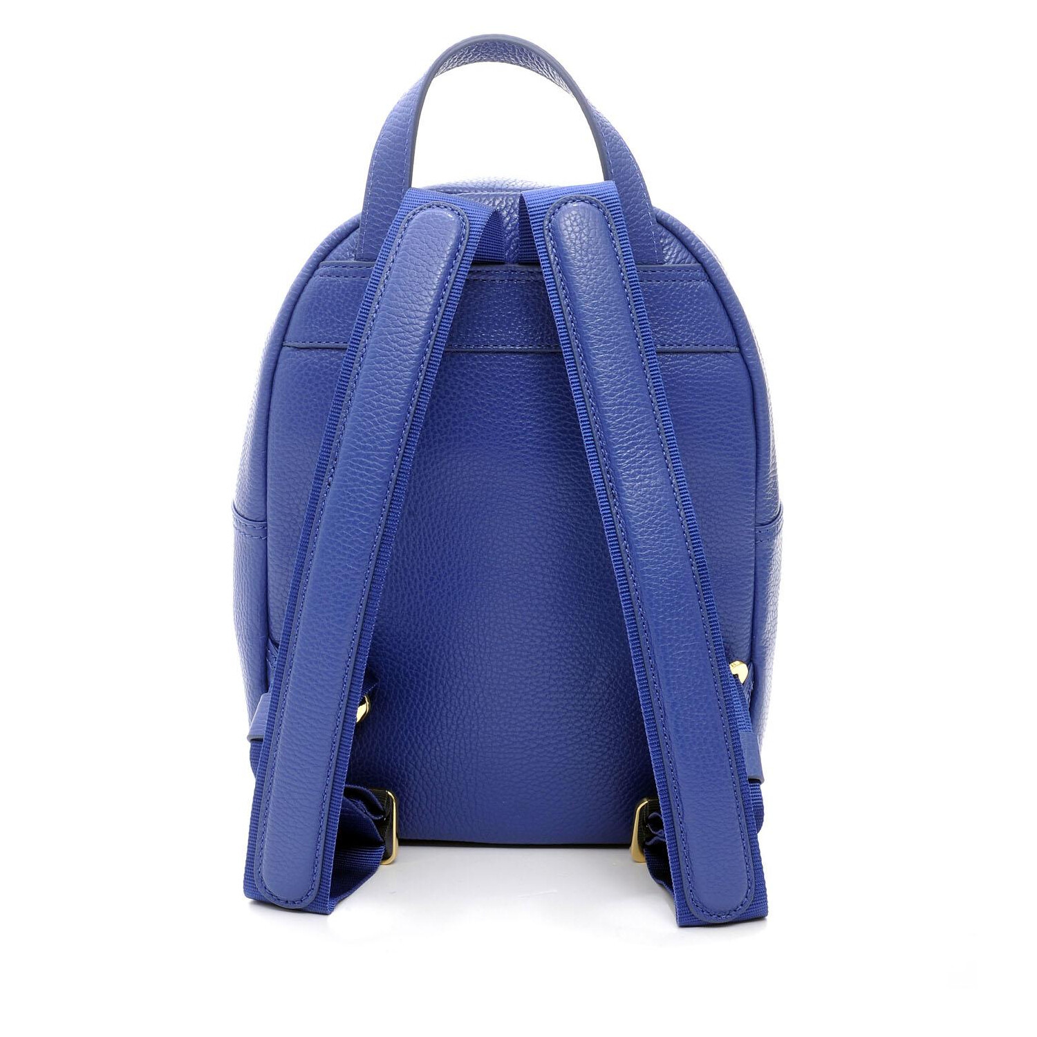 Woman small backpack Spalding Tiffany Jane blue leather rucksack bag ...