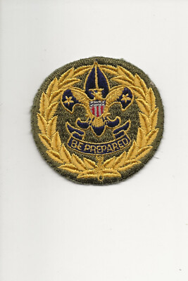 SCOUT COMMISSIONER cut edge patch / Blue & Gold - Boy Scout BSA A-142/B ...