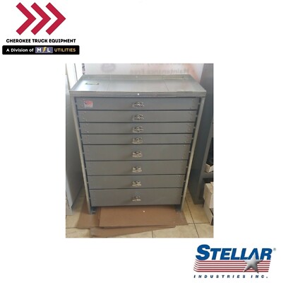 Stellar 39553, (8) Drawer Heavy-Duty Steel Toolbox- 38.5"H x 30"W x 16 ...
