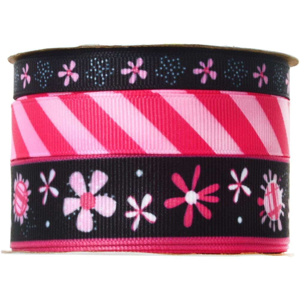 RIBBON BY THE YARD Grosgrain, SATIN, Novelty, DOTS Choose Size & Design ...