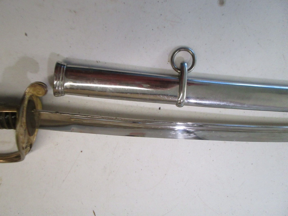 WWII JAPANESE POLICE OFFICERS FANCY PARADE SWORD & SCABBARD MON FAMILY ...