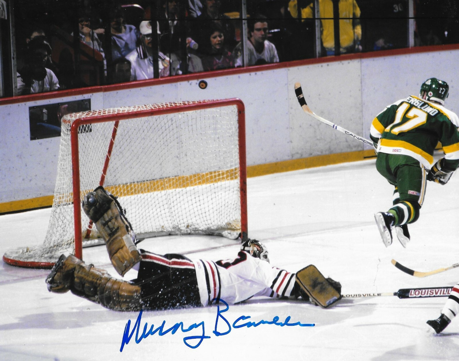 Murray Bannerman signed Chicago Blackhawks 8x10 photo autographed Hawks ...