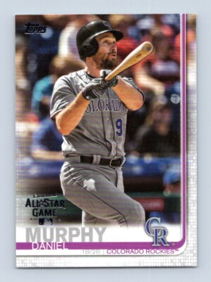 2019 Topps ASG Foil Stamp #499 Daniel Murphy Colorado Rockies | eBay