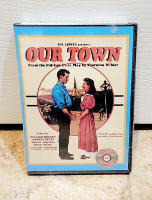 Our Town DVD New SEALED 2000 VINTAGE Sol Lesser B&W Black & White Movie ...