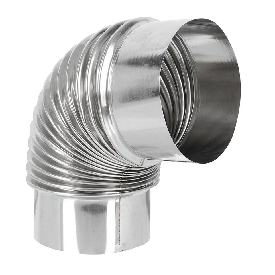 Elbow Stove Pipe Wood Stove Chimney Pipe Camping Stove Flue Stove ...