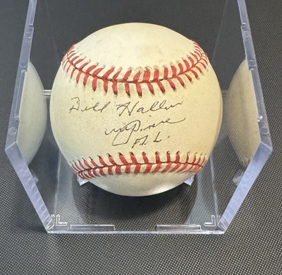 Bill Haller MLB Umpire (1961-82) Signed Bobby Brown OMLB Baseball Rare ...