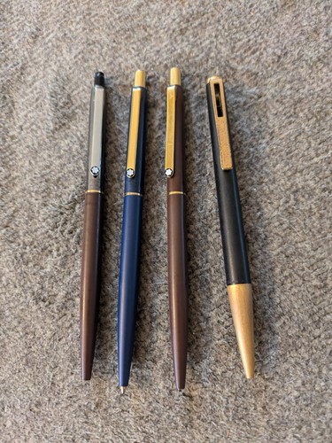 D3 vtg 4x Broken/Parts Montblanc Ballpoint Pen Lot | eBay