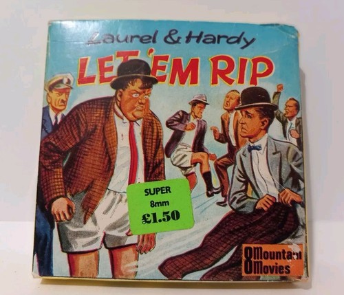 Super 8mm silent Movie Laurel and Hardy comedy Let Em Rip Mountain ...