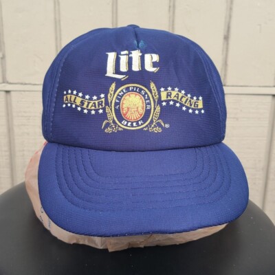 Vintage 80s Miller Lite Racing Beer hat | eBay