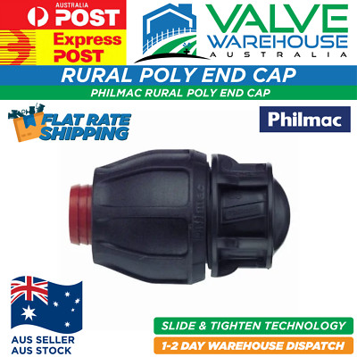 Philmac Rural Poly End Cap | eBay Australia