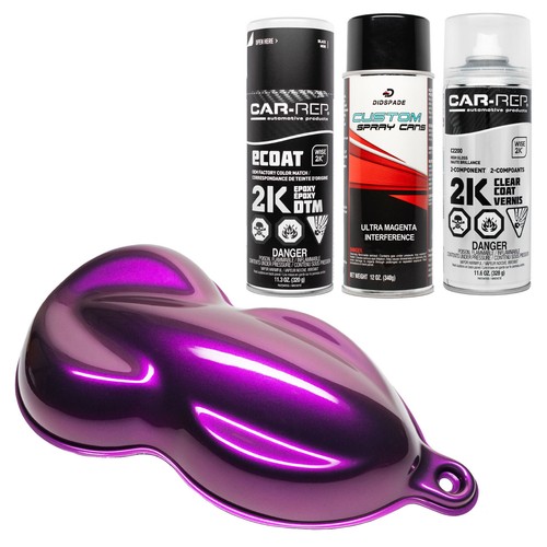 Ultra Magenta Interference Aerosol Spray Paint Kit - Ghost Pearl Spray ...