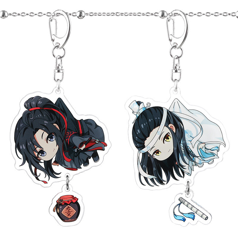MDZS Lan WangJi Wei WuXian Keychain Jiang cheng Pendant Keyring Key ...