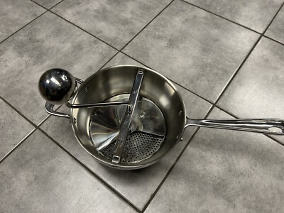 All-Clad Stainless Steel Professional Food Mill 59942 - Complete With 1 ...