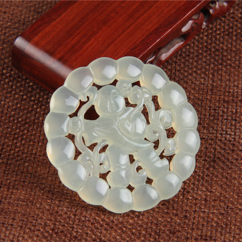 Chinese Jade Craft Diy Accessories Jade Hollow Jade Pendant/jade Card ...