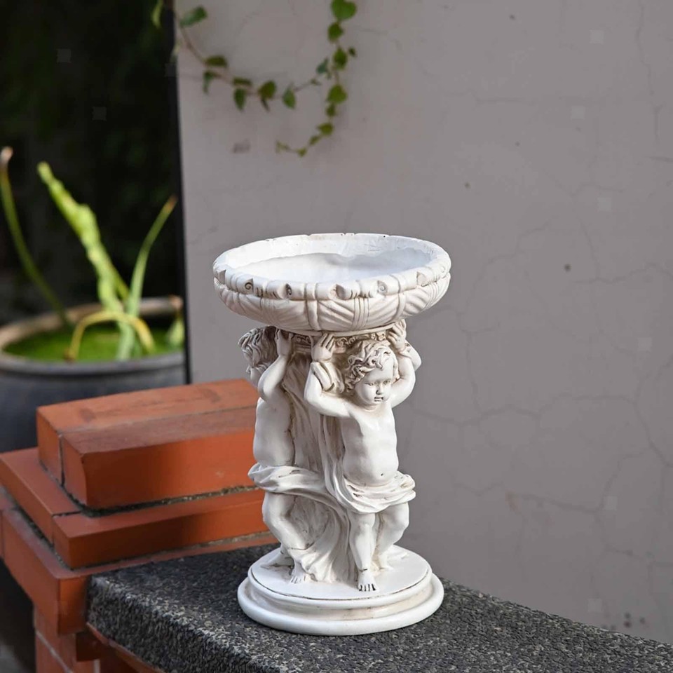 Angel Flowerpot Adornment Resin Crafts European Style Plant Pot Roman ...
