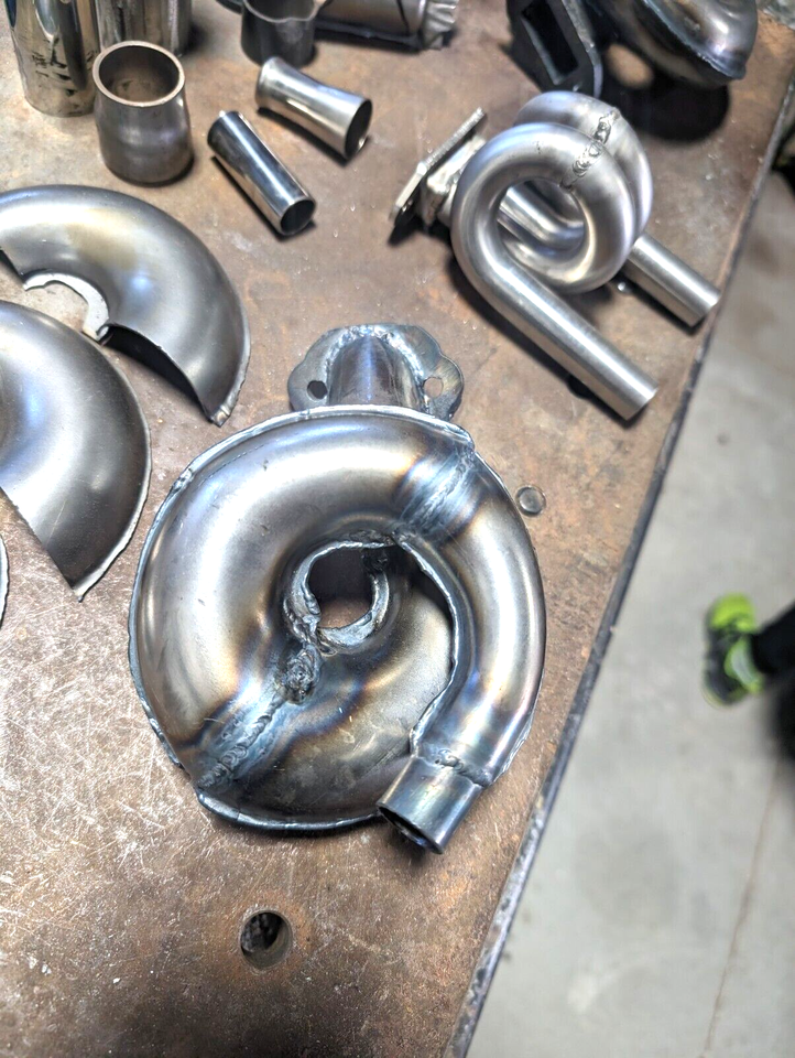 Stainless Steel Mini Pipe Kit Husqvarna Chainsaw Exhaust Muffler Custom ...