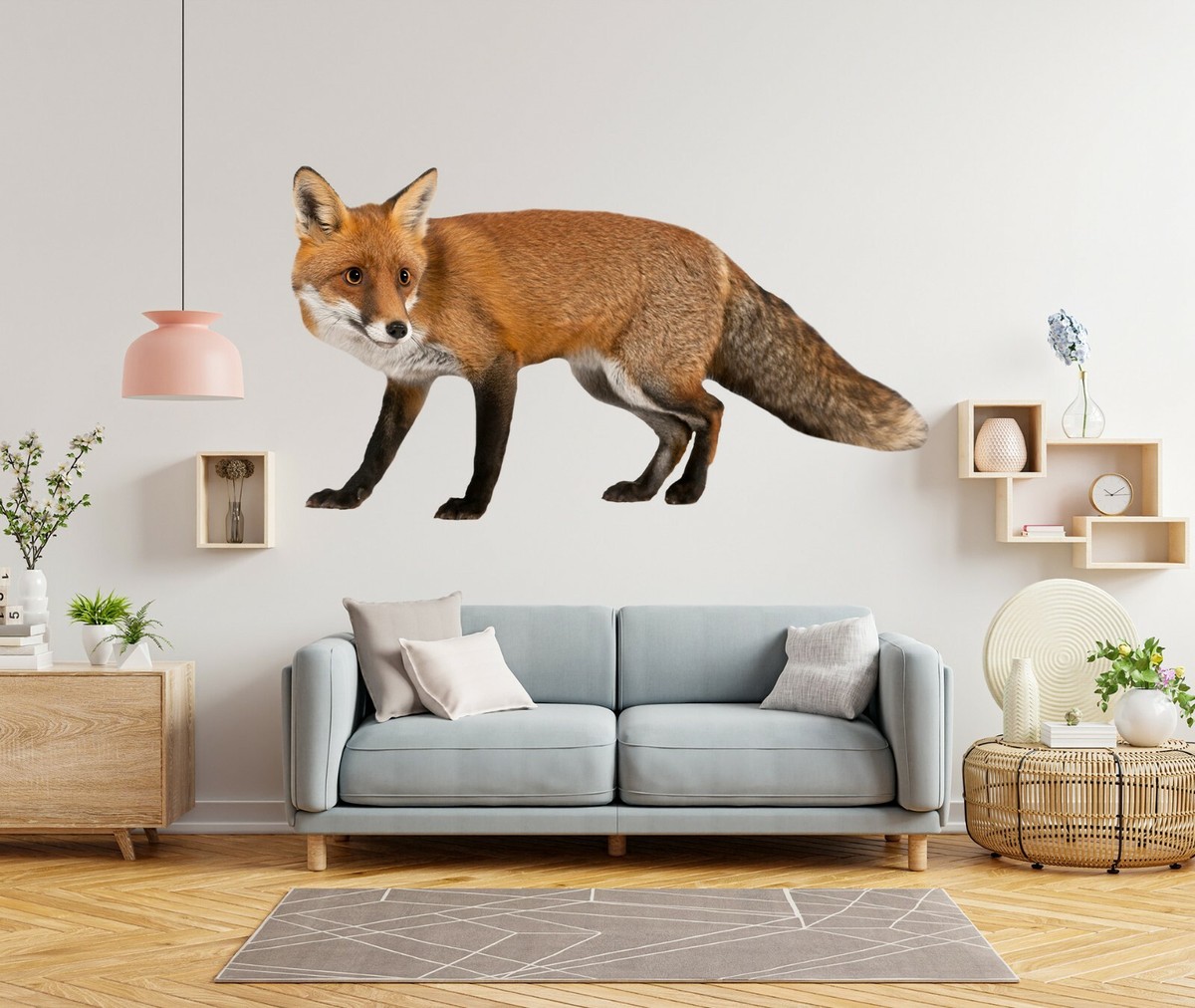 Colorful Fox 3d Wallpaper