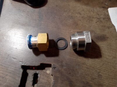 geberit mapress Stainless Steel 22mm / 1" Female Union Adapter | eBay