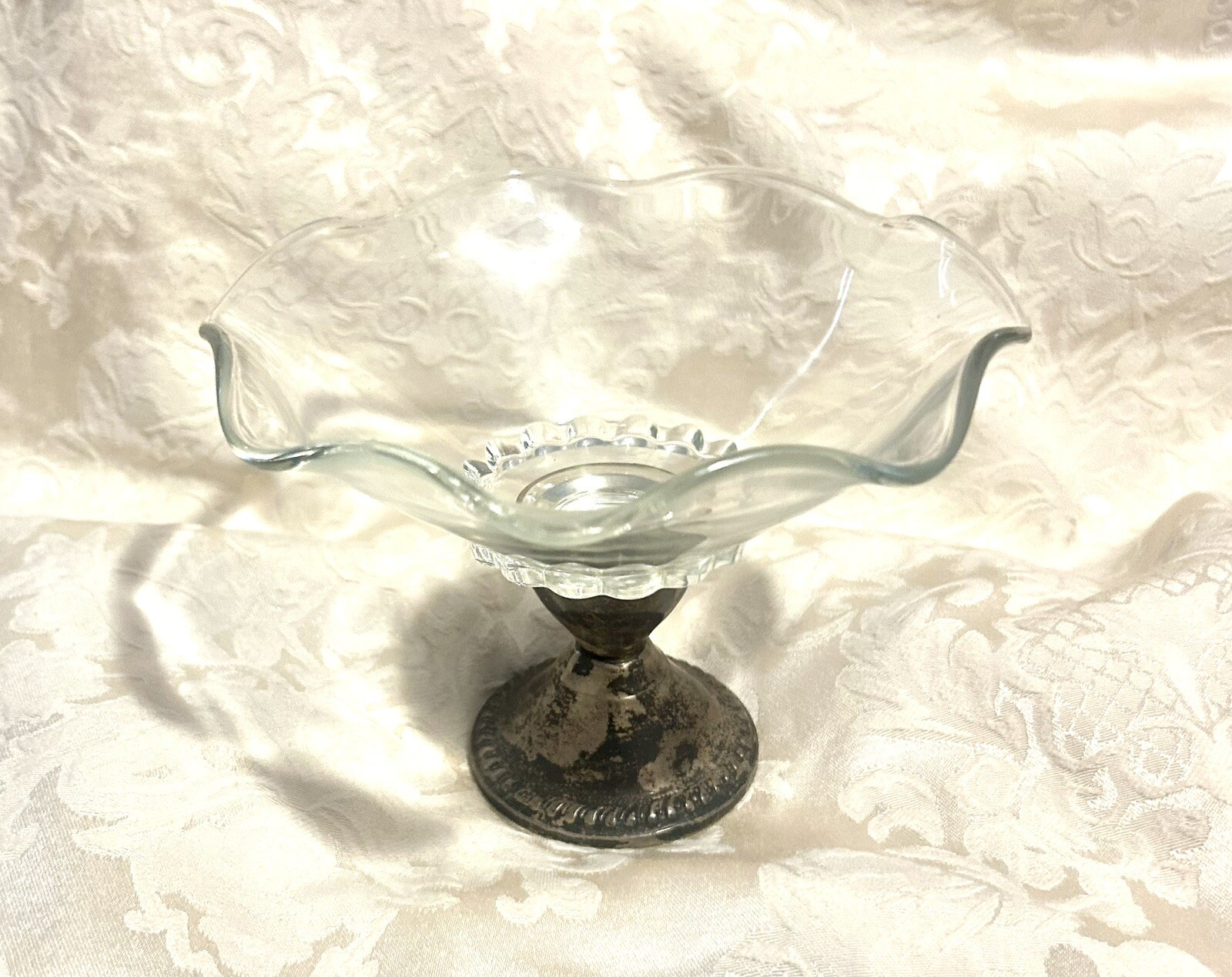 Weighted Sterling Silver Crystal Candy Dish Duchin Creation | eBay