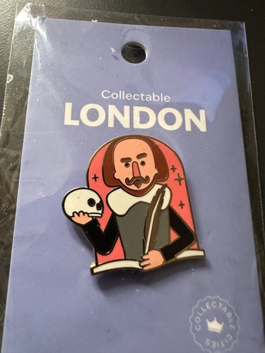 collectible cities london, shakespeare pin badge | eBay UK