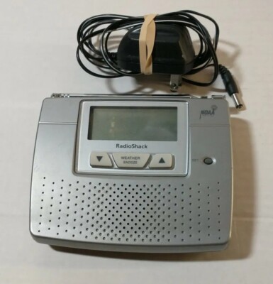 Radio Shack Weather Alert NOAA Radio Alarm Clock, 12-260 | eBay