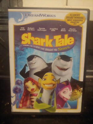 Dreamwork's SHARK TALE 2004 Children's Animated DVD Movie w/ WILL The ...