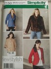 Simplicity Pattern 2150 Women's Plus Jackets Coats Sew Stylish 14 16 18 ...