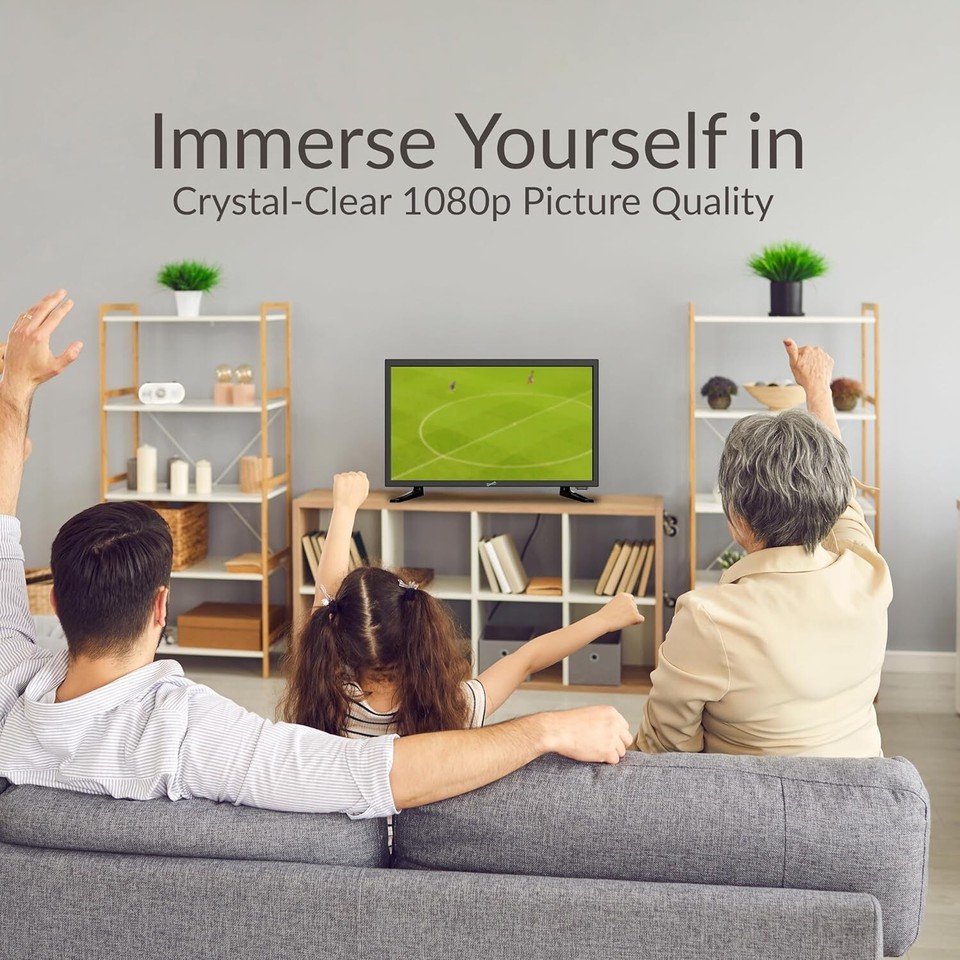 SuperSonic LED Widescreen HDTV 19" w/ Built-in DVD Player SC-1912 ...