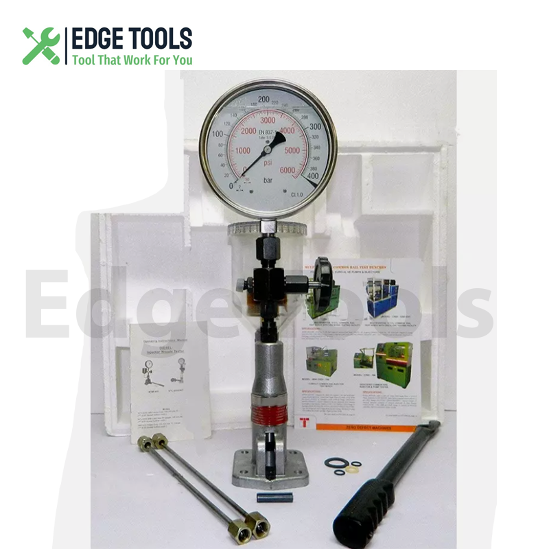 Diesel Injector Nozzle Pop Tester, Genuine 'AG Precision' 400 Bar Dual ...