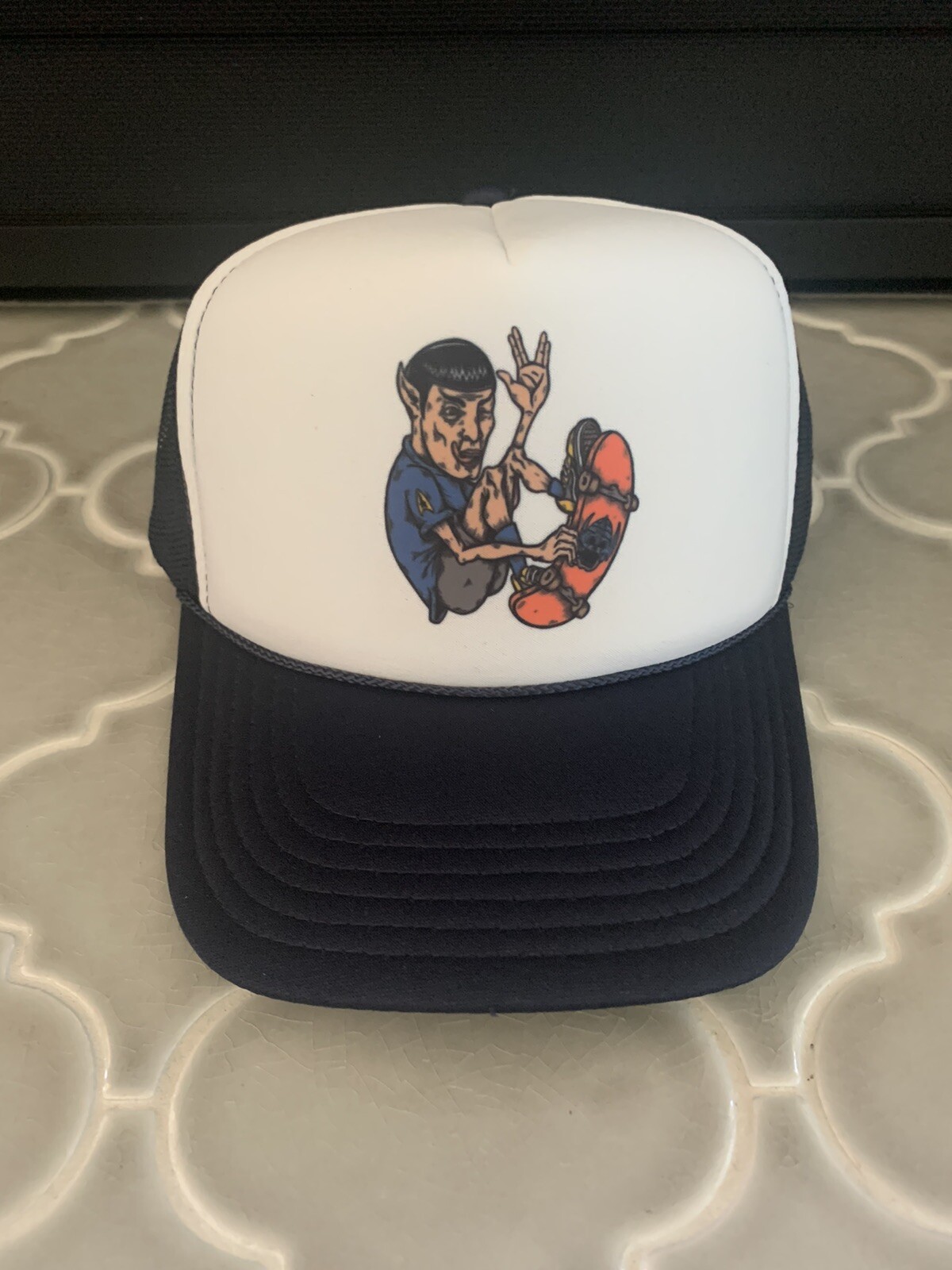 Spock Snap Back Skateboard hat Cap Trucker Hat Star Trek | eBay