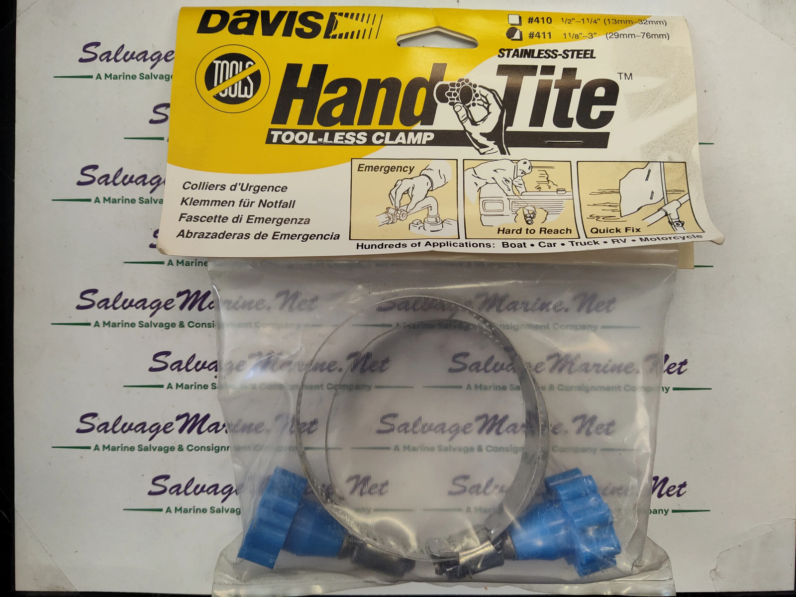 Davis Instruments Hand Tite Tool-Less Clamps - 1 1/8" to 3" (29mm-76mm ...