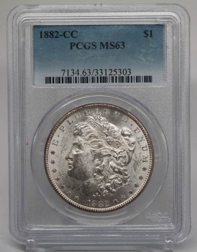 PCGS MS63 1882-CC $1 Morgan Silver Dollar [115GRA] | eBay