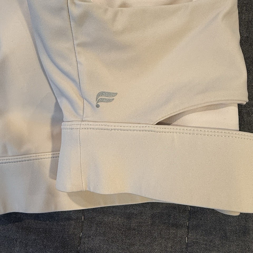 Fabletics Light Pink/cream Sports Bra. 2x. Includes Inserts. Cross Back ...