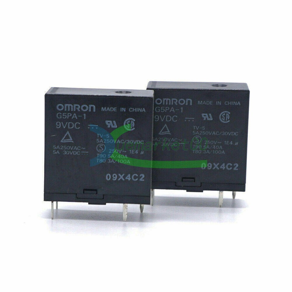 2PCS Omron G5PA-1 9VDC General Purpose Relay 5A 250VAC 4 Pins NEW | eBay