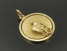 14K GOLD Vintage Shiny Moses Ten Commandments Religious Pendant GP283 ...