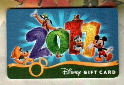 DISNEY "2011", New Year ( 2011 ) Gift Card ( $0 ) | eBay