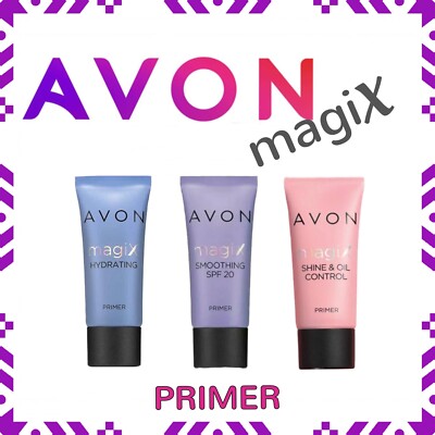Avon Magix Primer Range - Smoothing SPF10 Hydrating and Shine and Oil ...