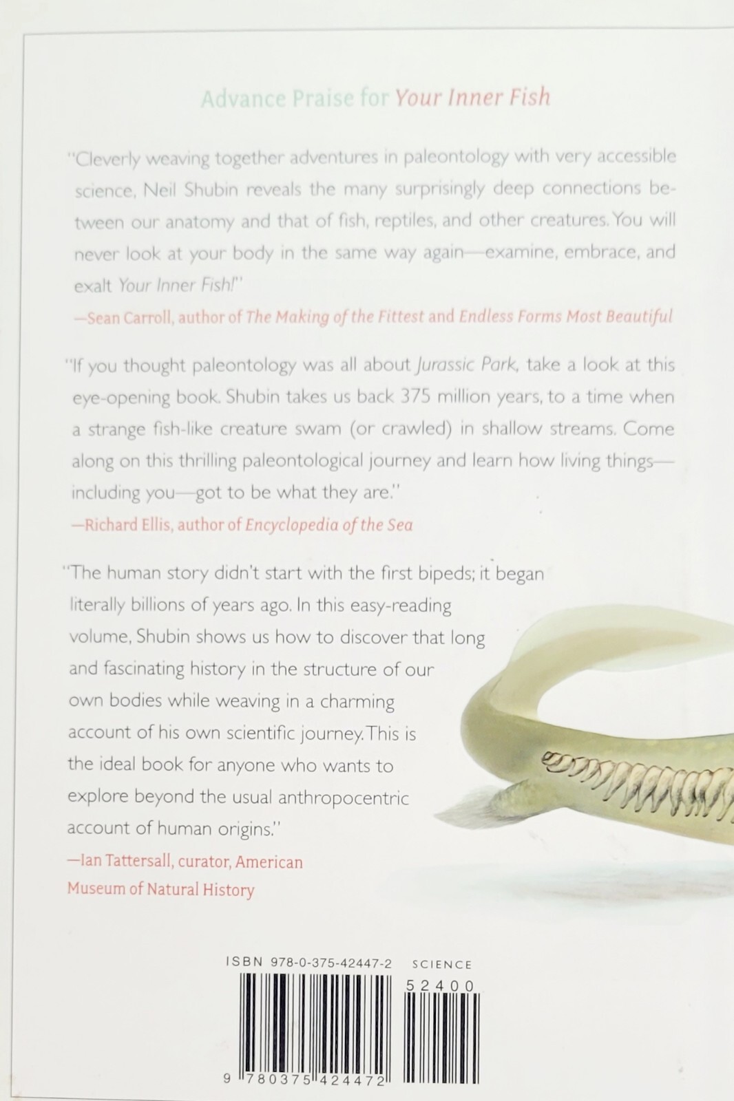 Your Inner Fish : A Journey into the 3. 5-Billion-Year History of the ...